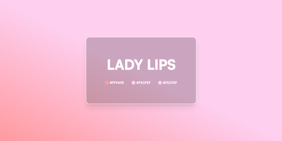 Lady Lips Gradient CSS | 3 Color Linear UI Gradient Generator